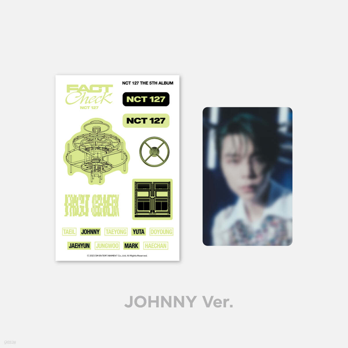 [NCT 127 - Fact Check] LUMINOUS TATTOO STICKER [JOHNNY ver.] - 예스24