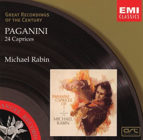 [중고샵] 마이클 라빈 - Michael Rabin - Paganini 24 Caprices [E.U발매] - 예스24