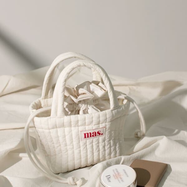 Stitched cotton mini bag - 예스24