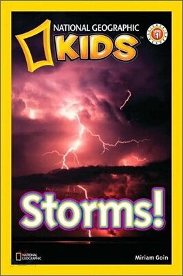 [중고샵] National Geographic Kids Readers Level 1 : Storms! - 예스24