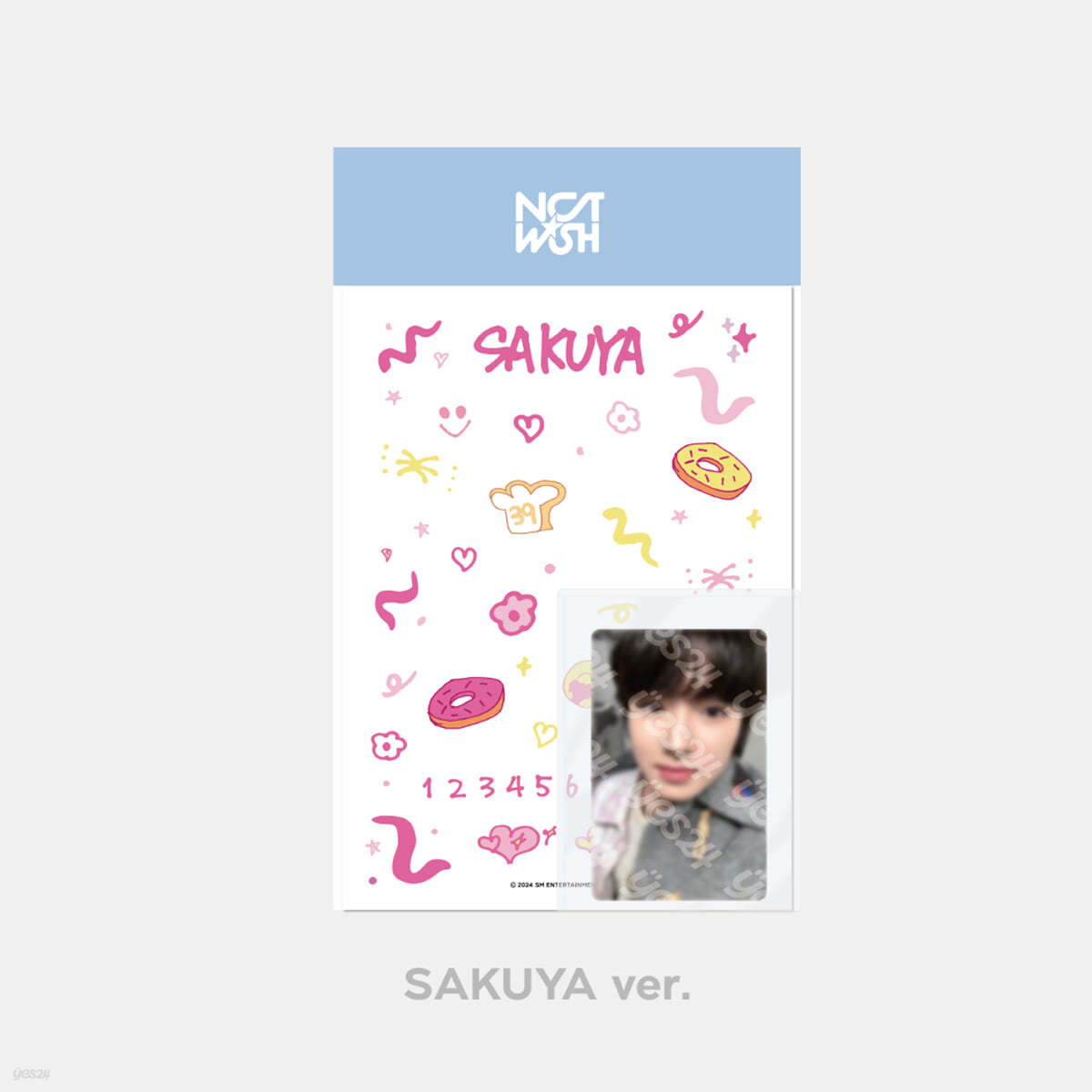[NCT WISH 'WISH STATION'] PHOTO CARD DECO STICKER SET [사쿠야 ver.] - 예스24