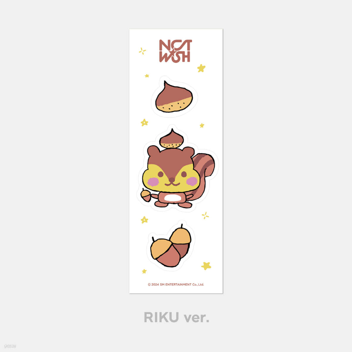 [NCT WISH 'WISH STATION'] REMOVABLE HAND DRAWN STICKER [리쿠 ver.] - 예스24