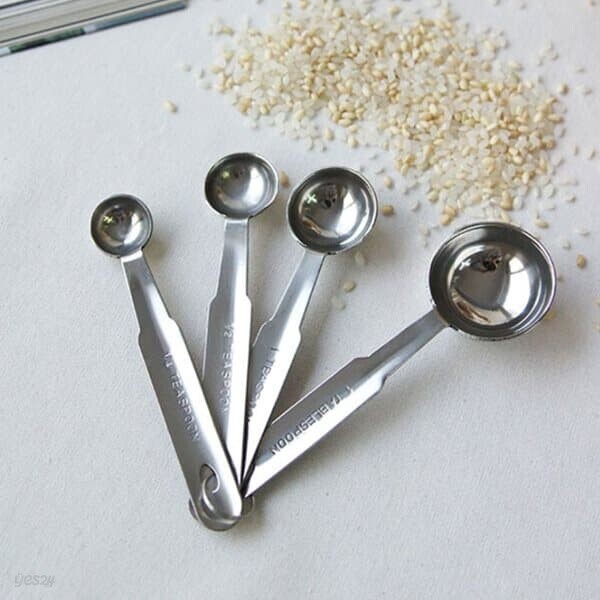 [HEIM] 클레어 스텐 계량스푼 4P - 예스24