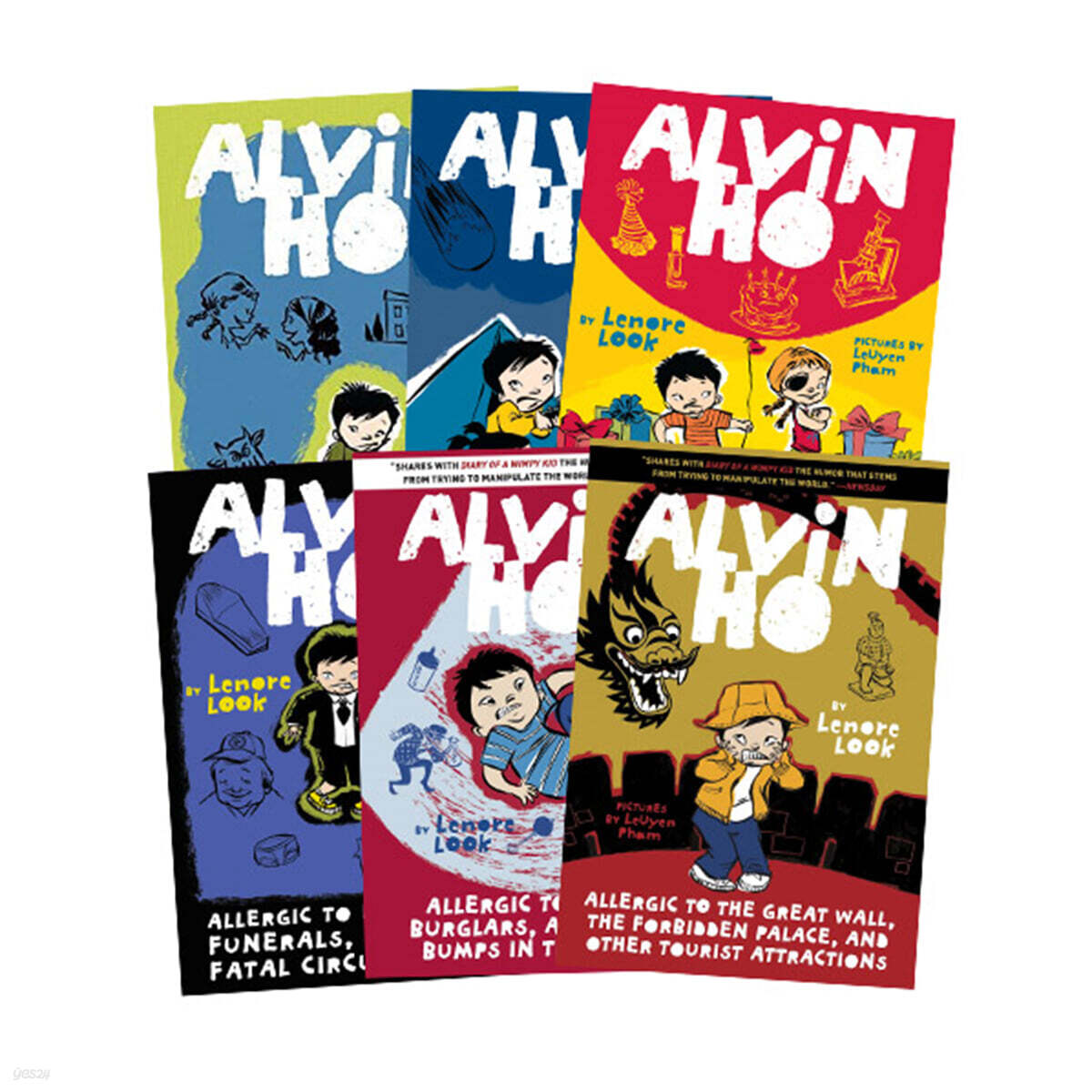 Alvin Ho 시리즈 챕터북 6종 세트(Paperback)(CD없음) - 예스24