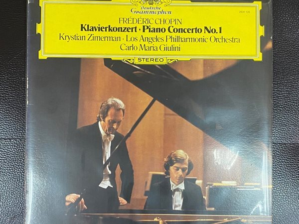 [중고샵] [LP] 크리스티안 짐머만,줄리니 - Zimerman,Giulini - Chopin Piano Concerto No ...