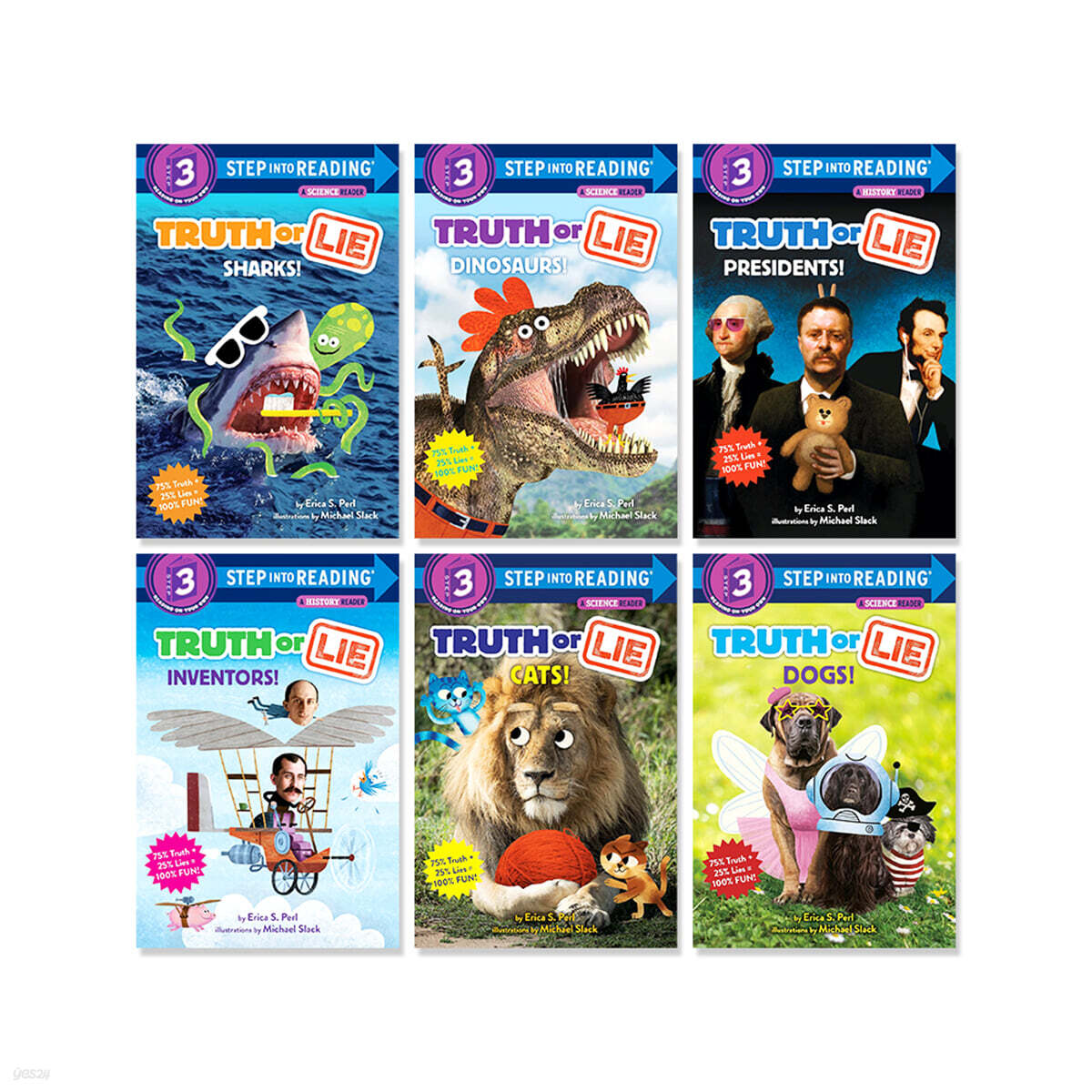 Step Into Reading 3 : Truth or Lie 6종 Set - 예스24