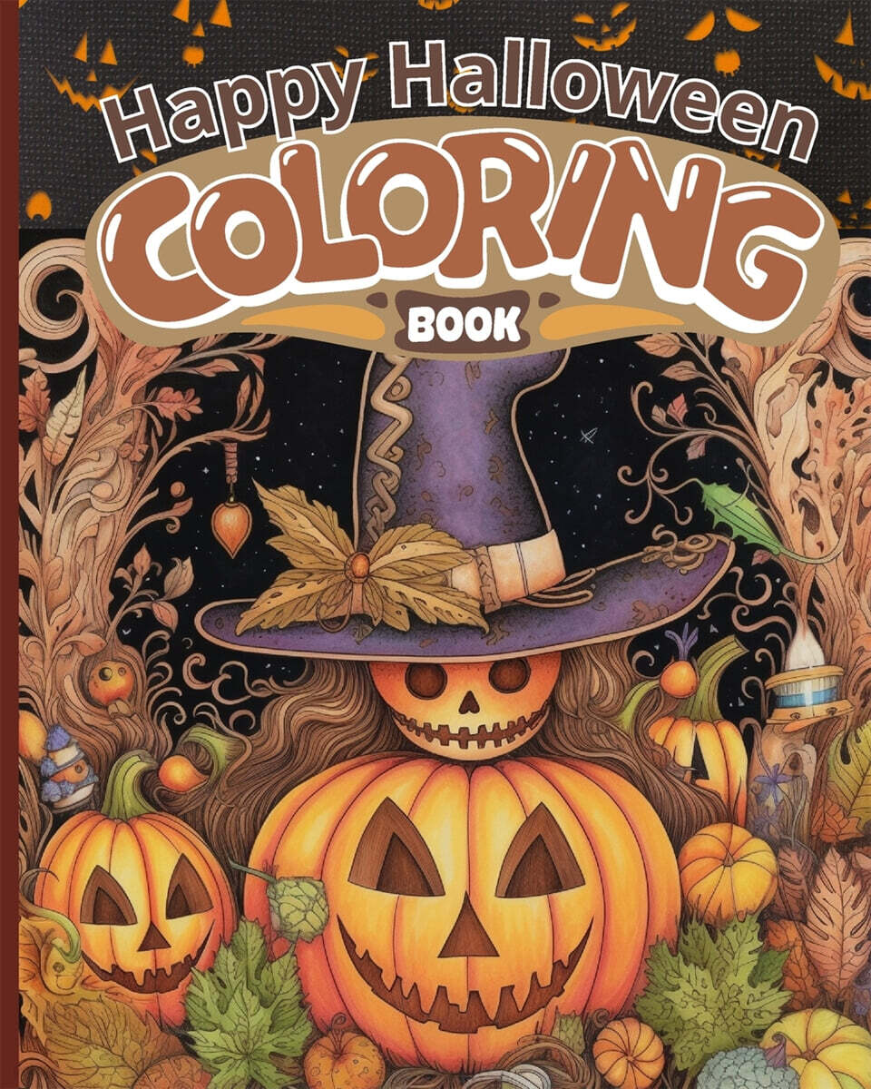 Happy Halloween Coloring Book - 예스24