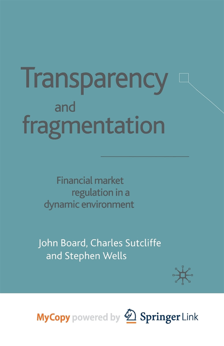 Transparency and Fragmentation - 예스24