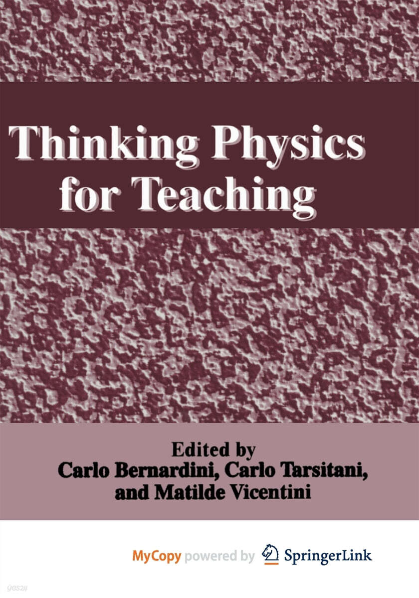 Thinking Physics for Teaching - 예스24