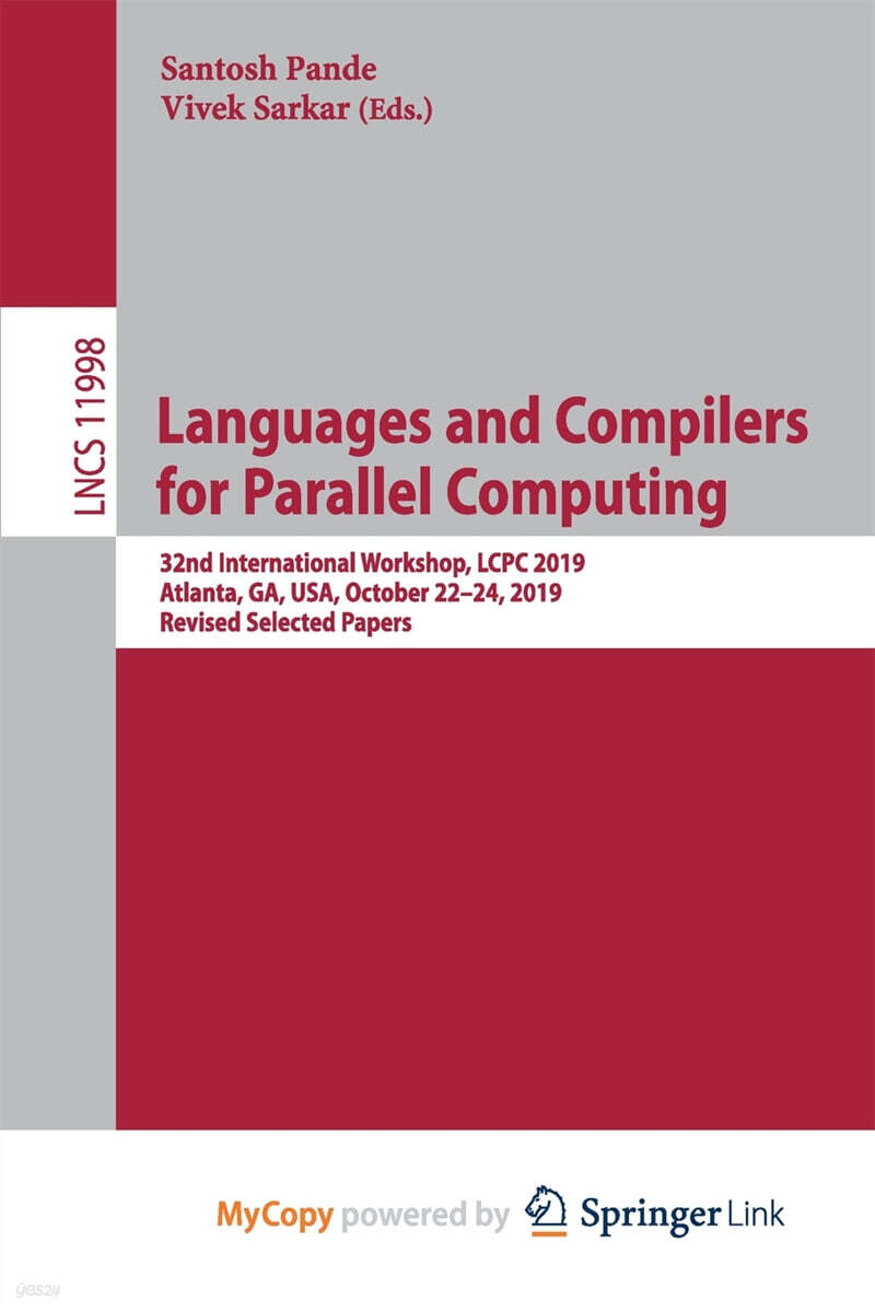 Languages and Compilers for Parallel Computing - 예스24