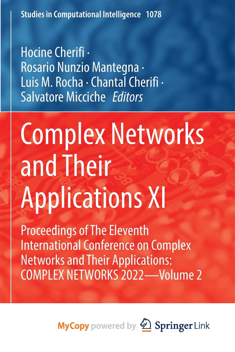 Complex Networks and Their Applications XI - 예스24