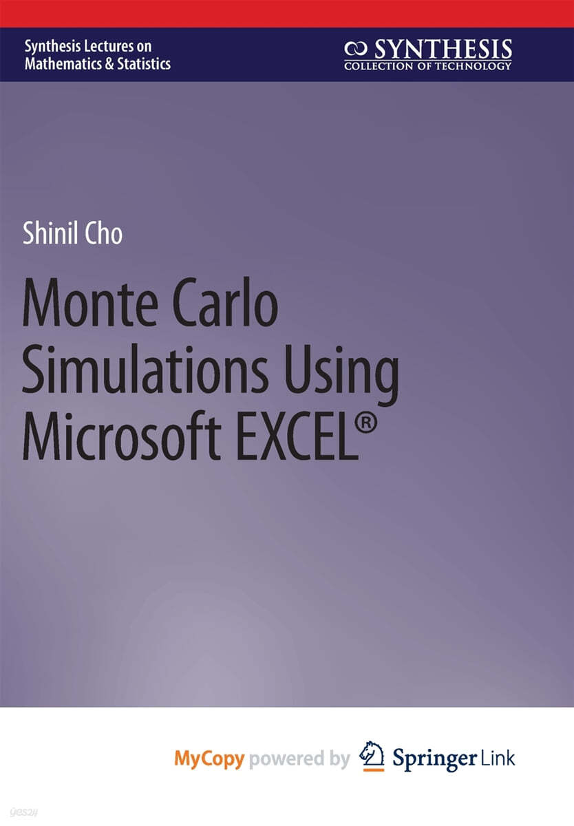 Monte Carlo Simulations Using Microsoft EXCEL® - 예스24