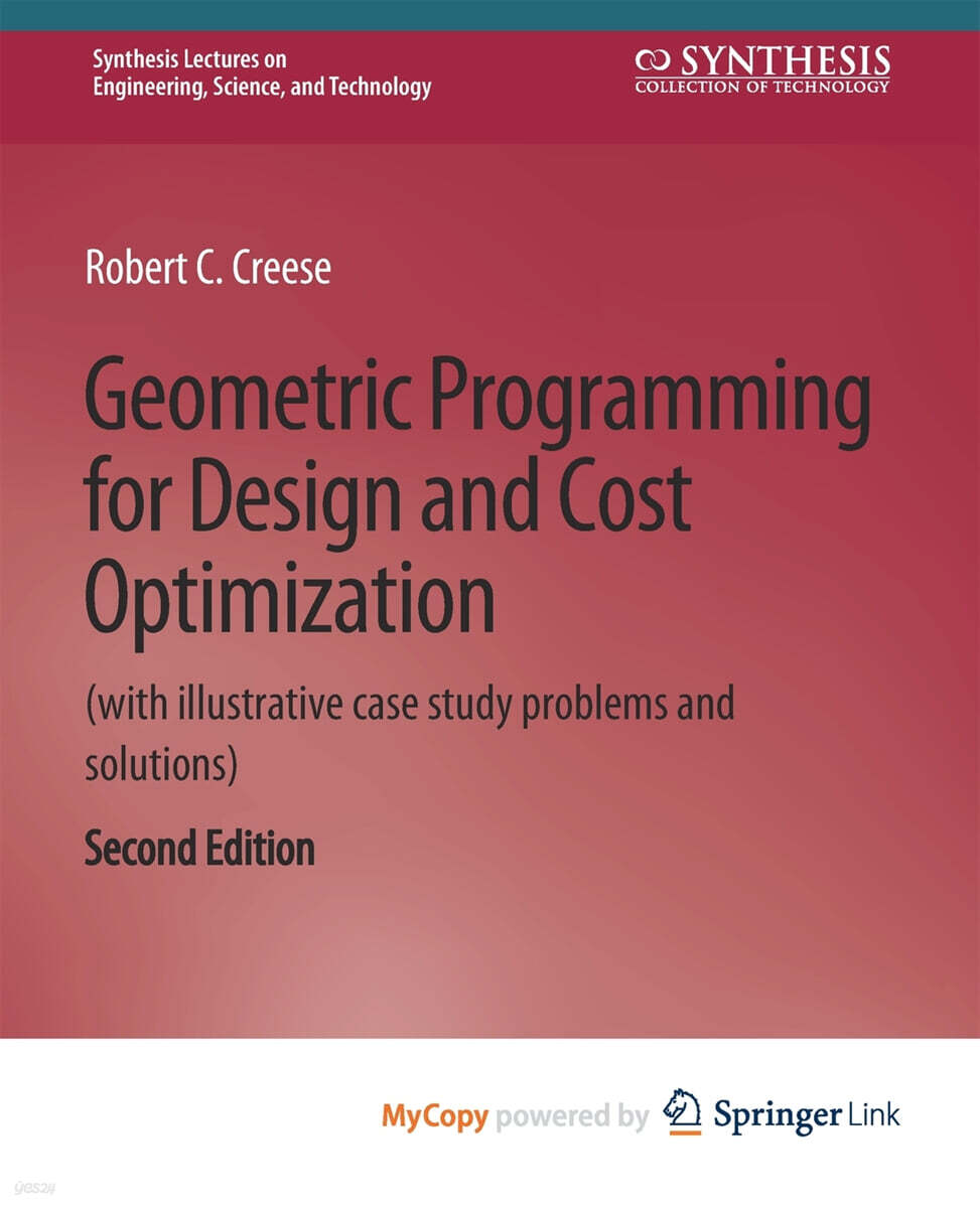 Geometric Programming for Design and Cost Optimization 2nd edition - 예스24