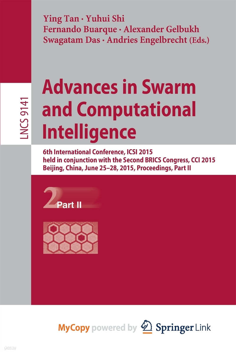 Advances in Swarm and Computational Intelligence - 예스24