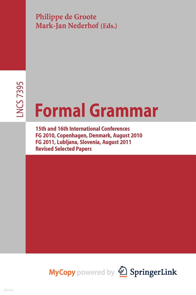 Formal Grammar - 예스24