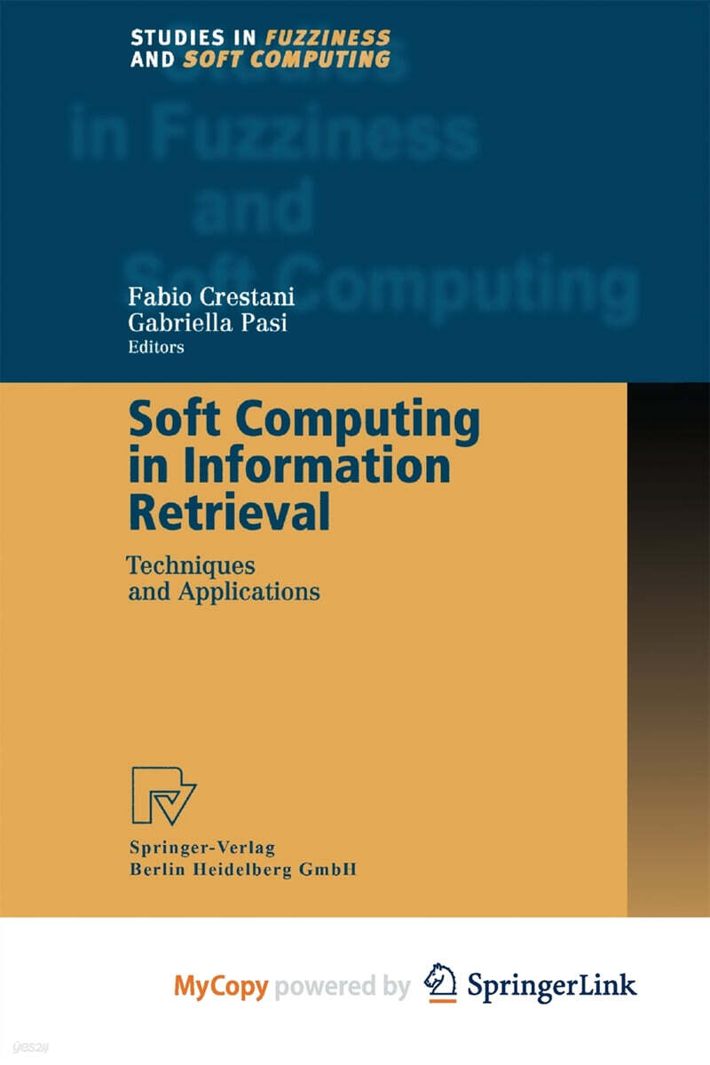 Soft Computing in Information Retrieval - 예스24