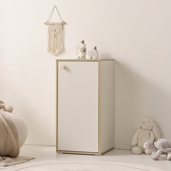 나다운 E0 목재 LPM 4단 400 도어수납장 4단책장 장식장 - 예스24