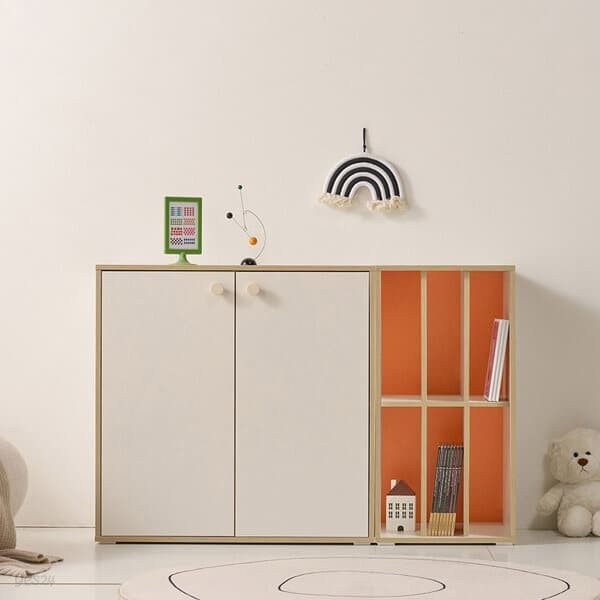 나다운 E0목재 LPM 1200 수납장세트 D형 책장세트 장식장 - 예스24