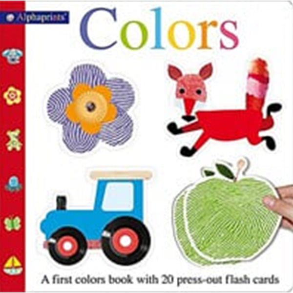 [중고샵] Alphaprints Colors Flash Card Book: A First Colors Book with 20 ...