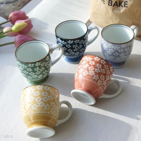 [HEIM] 하나노 코스모스 머그컵 5P세트 - 예스24