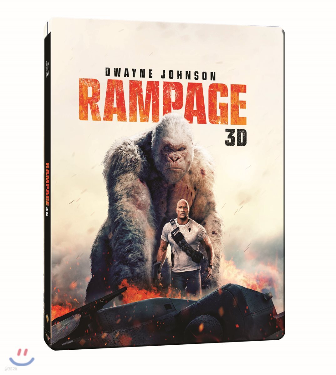 [중고샵] 램페이지 (2D+3D 2Disc 스틸북 한정판) : 블루레이 - 예스24