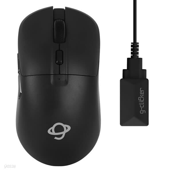 지클릭커 슈퍼히어로 OP100 르캄프 초경량 4K 게이밍 마우스 블랙 - 예스24