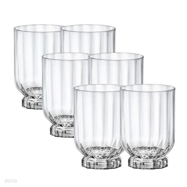 보르미올리 글라스 유리컵 플로리안 락 300ml 6P - 예스24