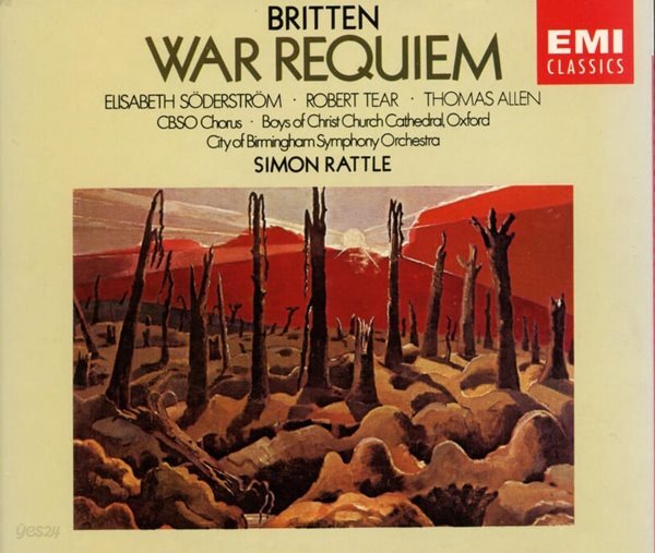[중고샵] 벤저민 브리튼 (Benjamin Britten):전쟁 레퀴엠 (War Requiem) - 래틀 (Simon ...