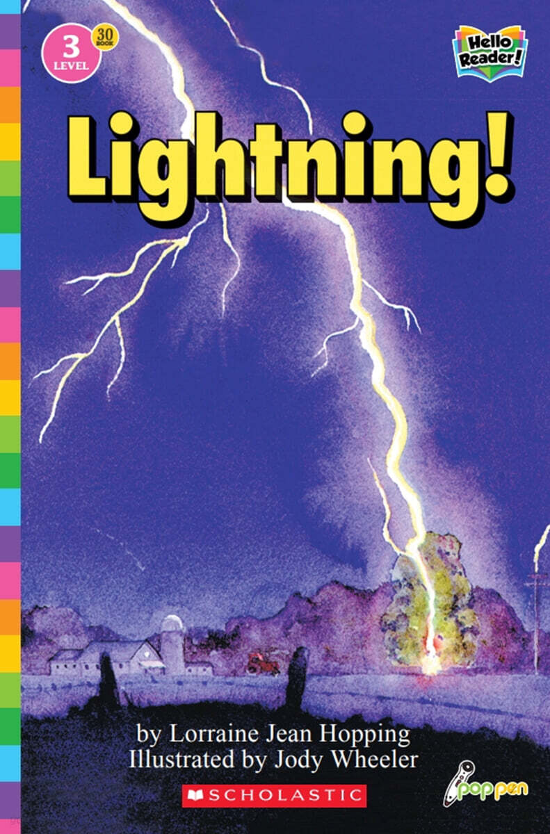 [중고샵] Scholastic Hello Reader Level 3 #30: Wild Weather: Lightning! (Book + StoryPlus QR) - 예스24