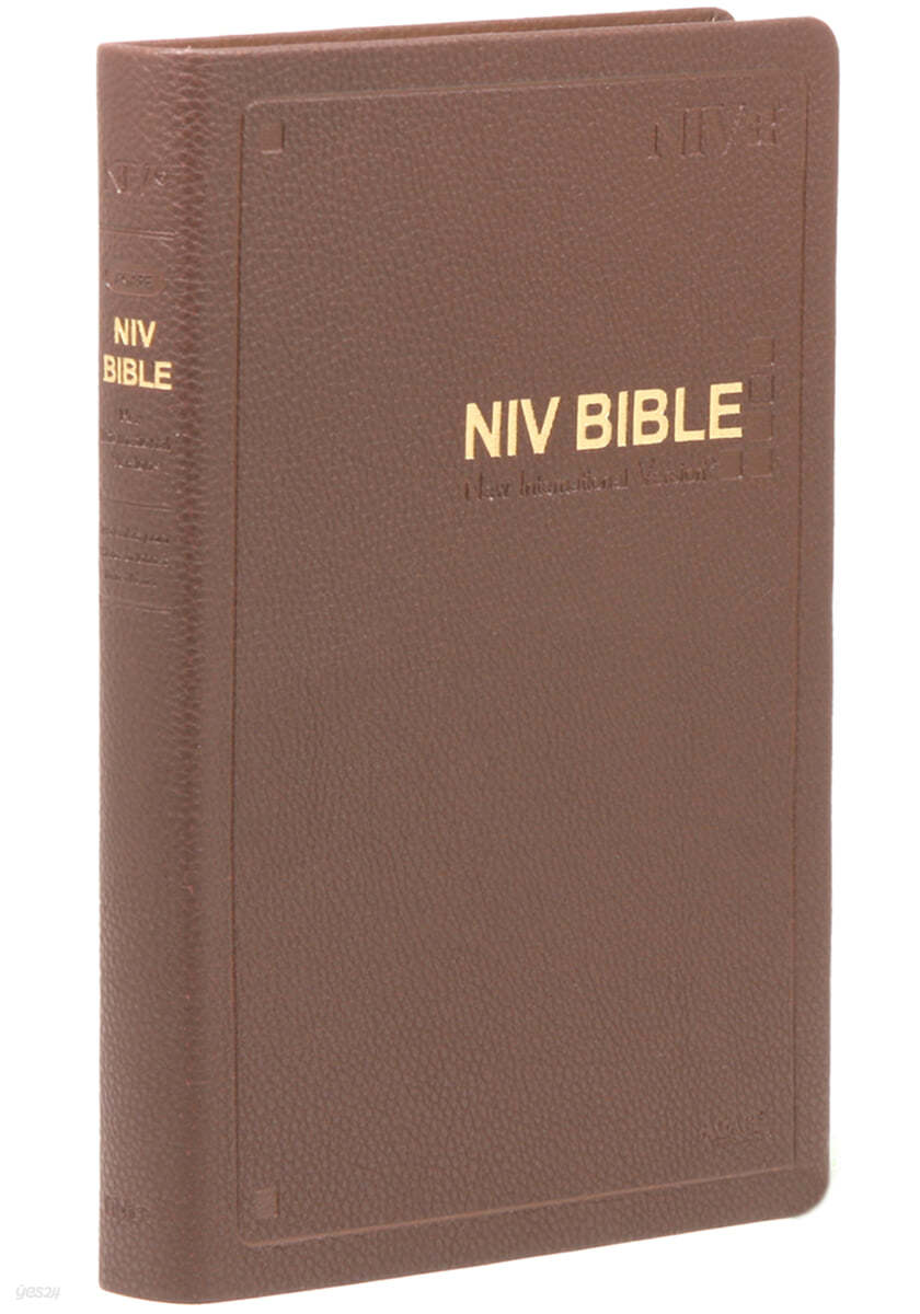 영문 NIV BIBLE (대/단본/색인/다크브라운/무지퍼/PU) - 예스24