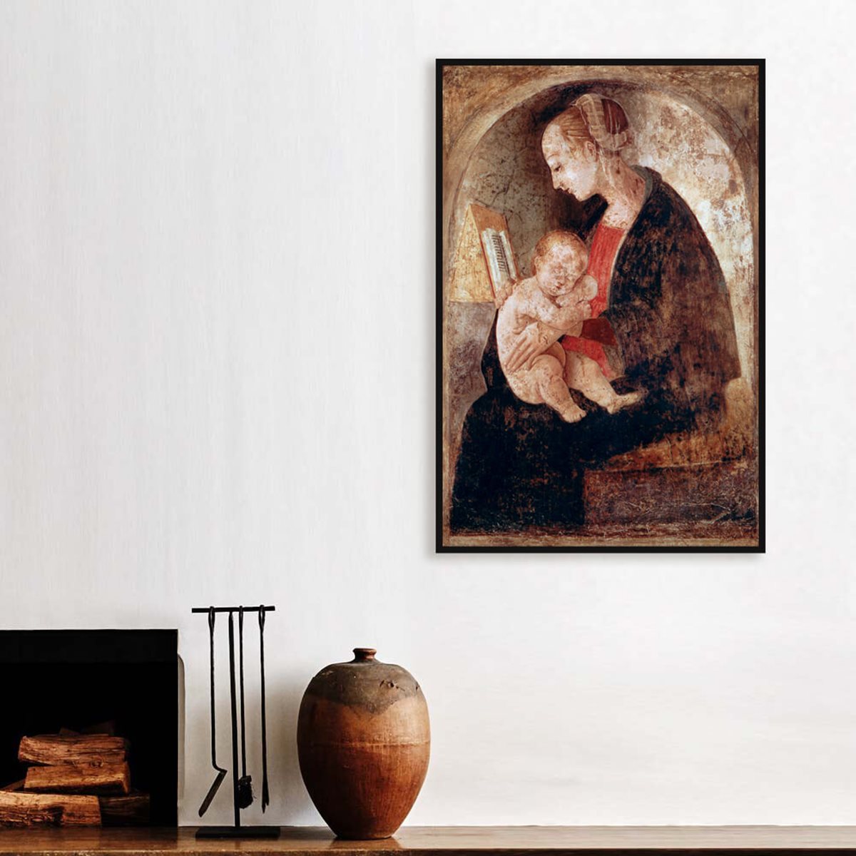 라파엘로 - 책을 읽는 성모 (성모 마리아와 아기 예수) Virgin Mary Reading (Madonna with Child ...