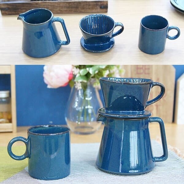 [HEIM] 로얄블루 드리퍼 2P 머그1P set - 예스24