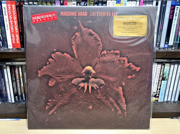 [중고샵] (미개봉 / 넘버링 한정반 / 컬러 바이닐 LP) Machine Head - The Burning Red - 예스24
