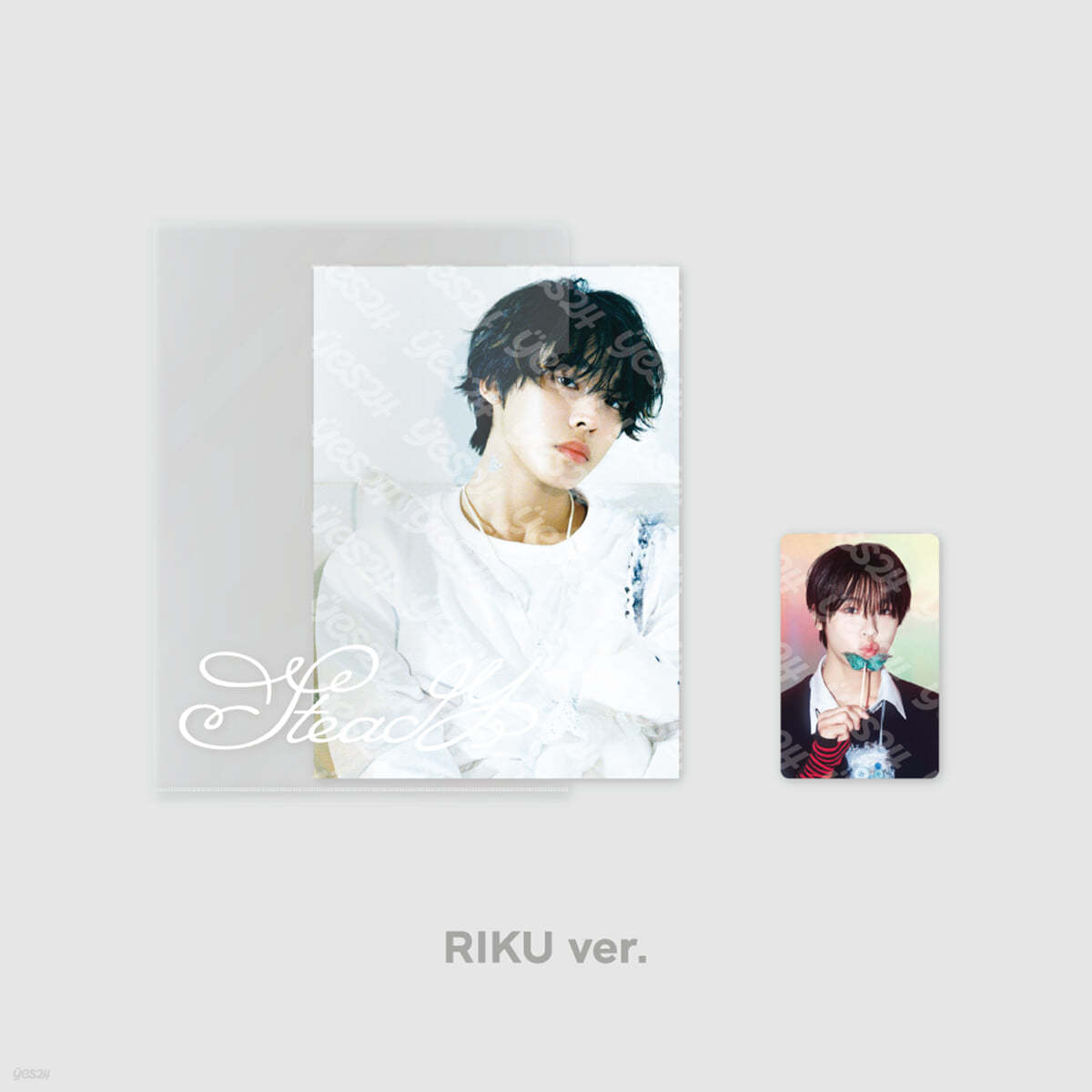 [NCT WISH 'LET'S GO STEADY' 2nd MD] POSTCARD + HOLOGRAM PHOTO CARD SET [리쿠 ver.] - 예스24