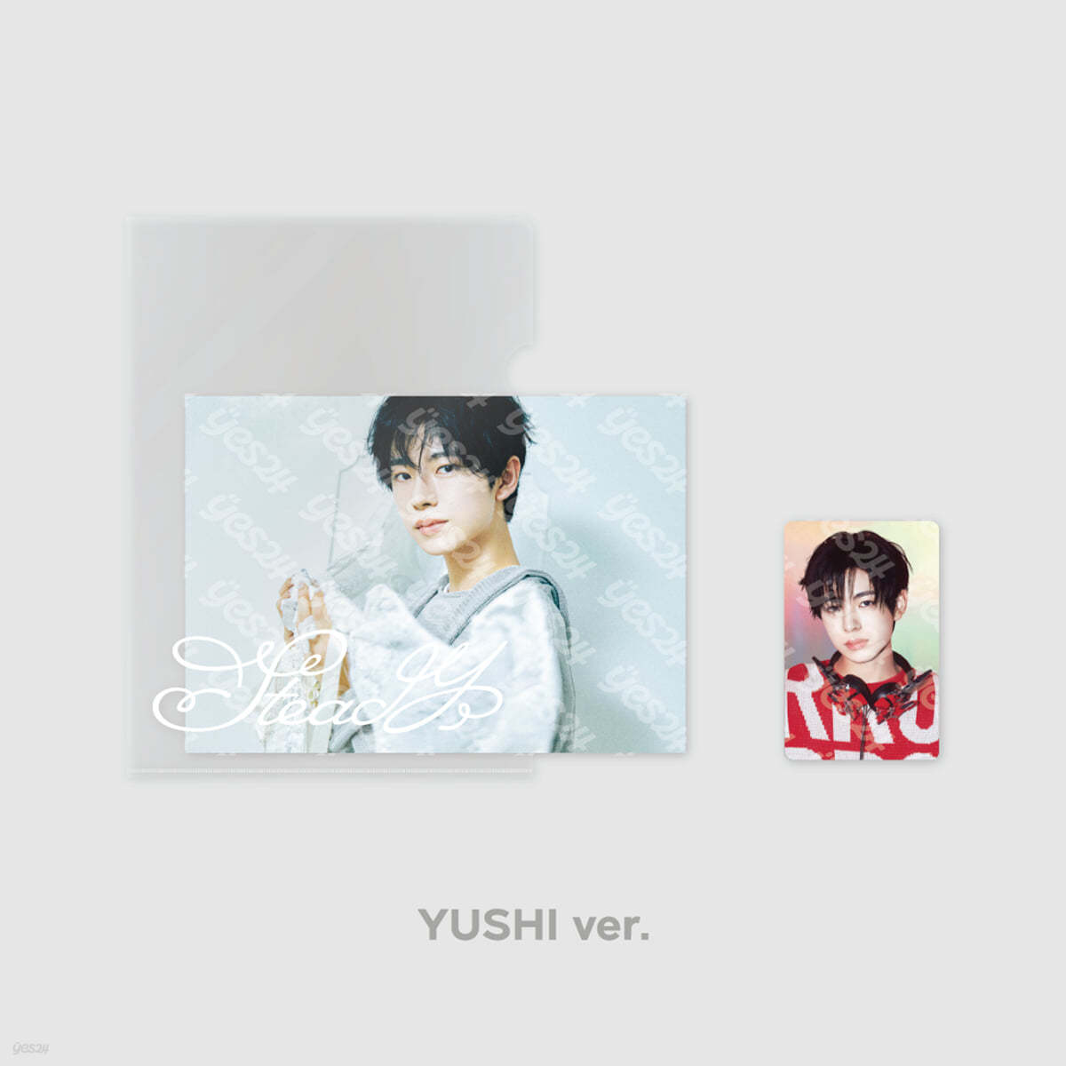 [NCT WISH 'LET'S GO STEADY' 2nd MD] POSTCARD + HOLOGRAM PHOTO CARD SET [유우시 ver.] - 예스24