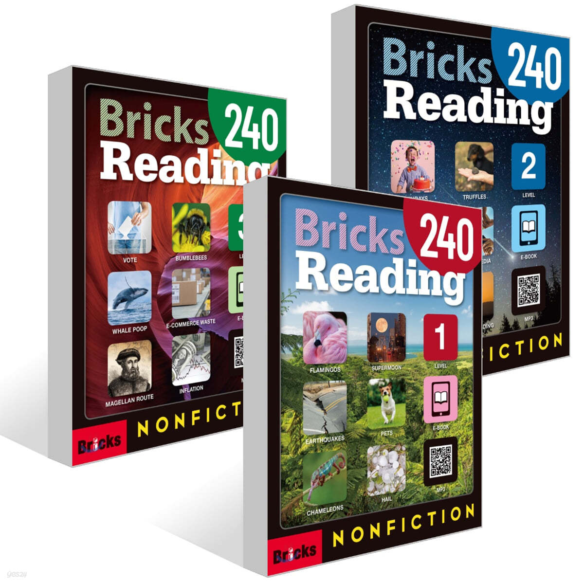 Bricks Reading 240 Nonfiction Level 1~3권 세트 - 예스24