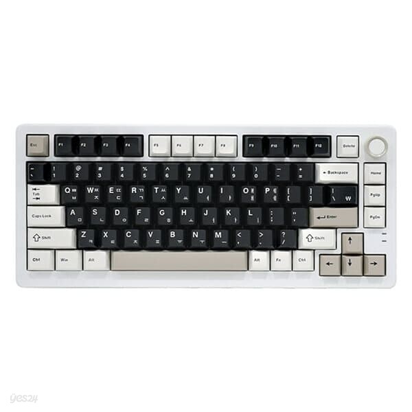 QSENN Q75 PBT 풀윤활 키보드 크림치즈 크림치즈축V1 - 예스24