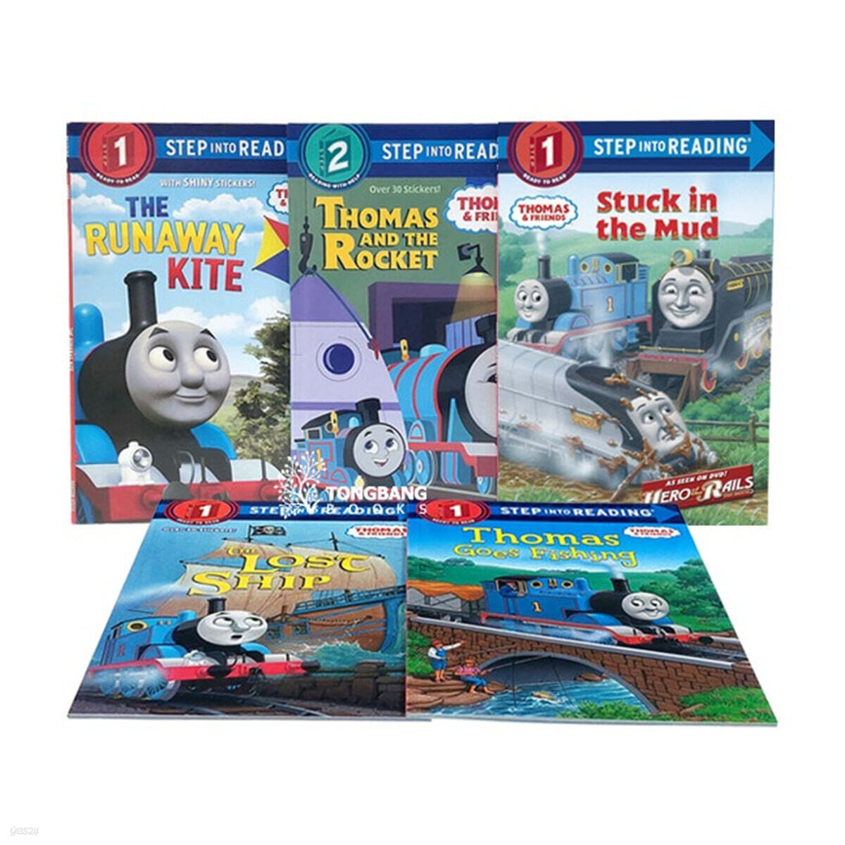 Step into Reading 1, 2단계 Thomas & Friends 시리즈 리더스북 5종 세트 - 예스24