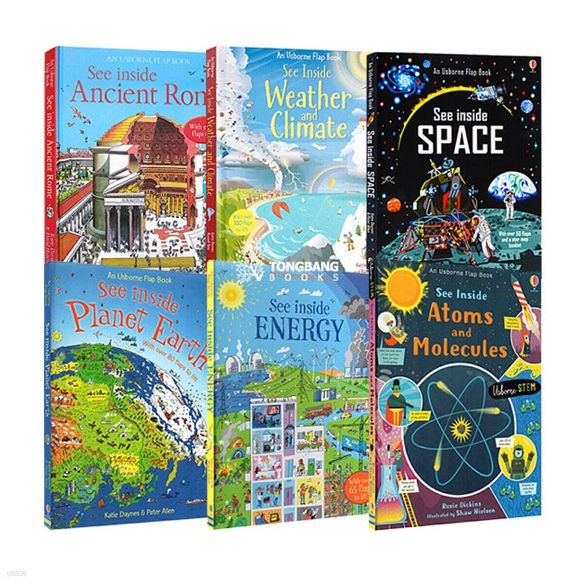 Usborne See Inside 시리즈 하드커버 픽처북 6종 세트 - 예스24