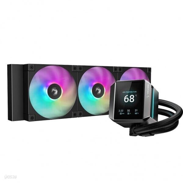 DEEPCOOL MYSTIQUE 360 ARGB (블랙) - 예스24