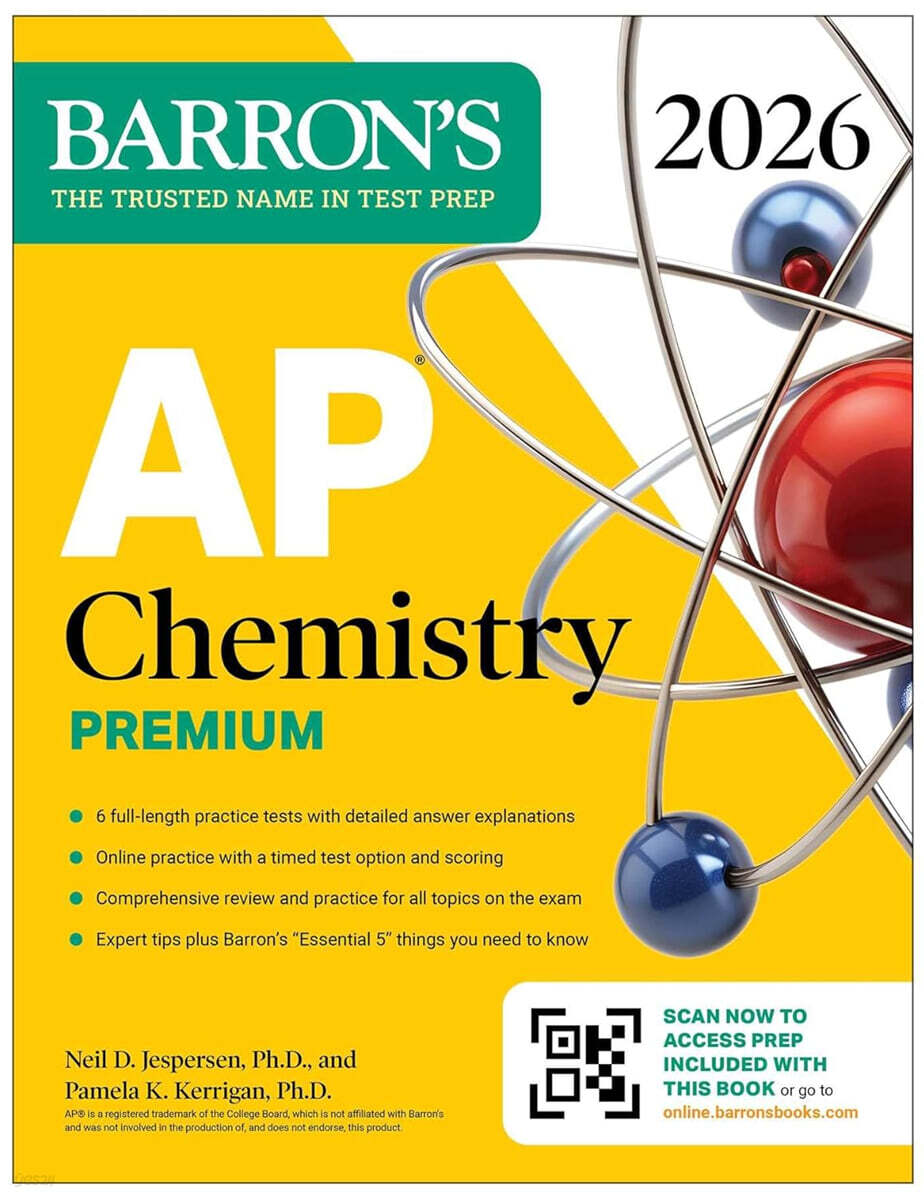 AP Chemistry Premium, 2026: Prep Book with 6 Practice Tests ...