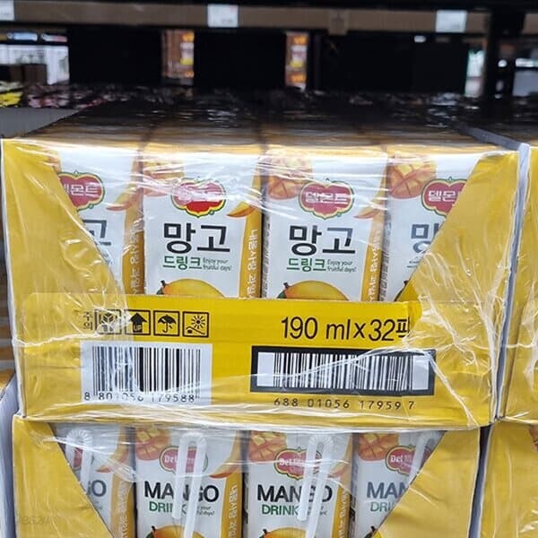 델몬트 망고 드링크 190ml x 32 / 답례품 어린이집 - 예스24