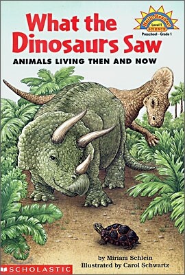 [중고샵] Scholastic Hello Reader Level 1 : What the Dinosaurs Saw (Animals ...