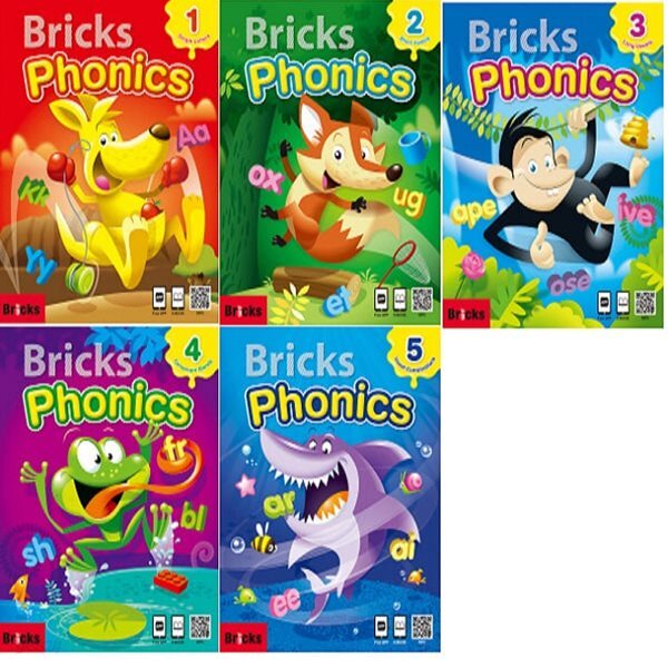 [중고샵] 브릭스 파닉스 Bricks Phonics : Student Book (전5권) - 예스24
