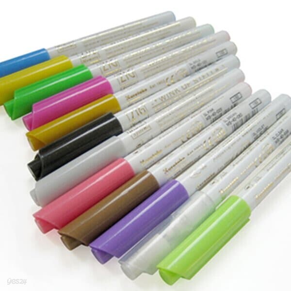 문구도매 [지그] Wink of Stella 글리터 펜 12개묶음(ZIG-MS-40/010~) - 예스24