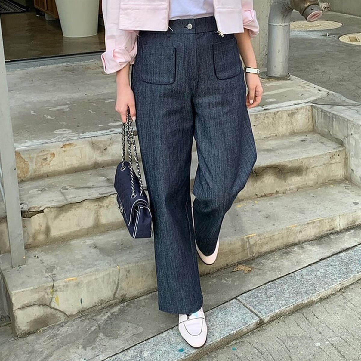 로우 스판 삥줄데님(2col) - 예스24