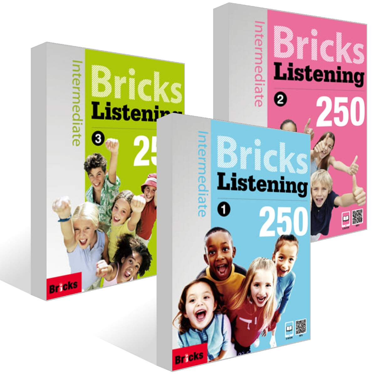 Bricks Listening Intermediate 250- 1~3권 세트 - 예스24