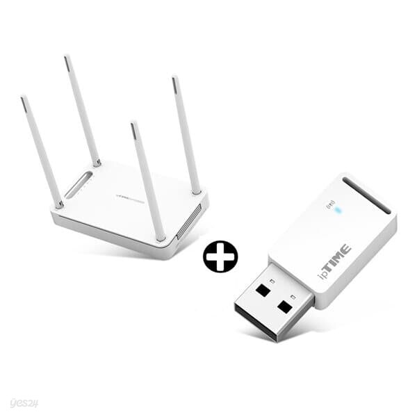 IPTIME AX1500SR ＋ A3000mini 기가비트 WIFI 무선 유무선 와이파이 공유기 USB 랜카드 패키지 - 예스24