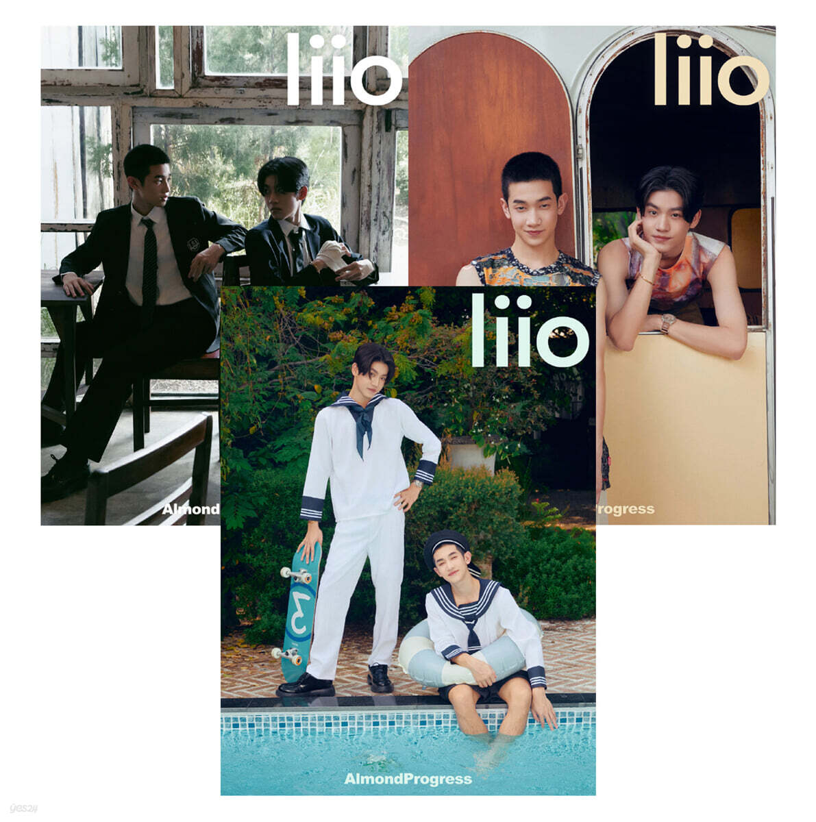 [D형] liio 중국 2024년 12월호 : Almond & Progress 커버 (A형 잡지 + B형 잡지 + C형 잡지 ...