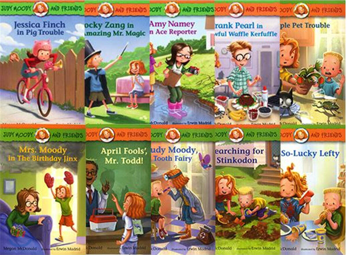 [중고샵] Judy Moody and Friends 10 Book shrink wrap Set 주디무디 10권 세트 - 예스24